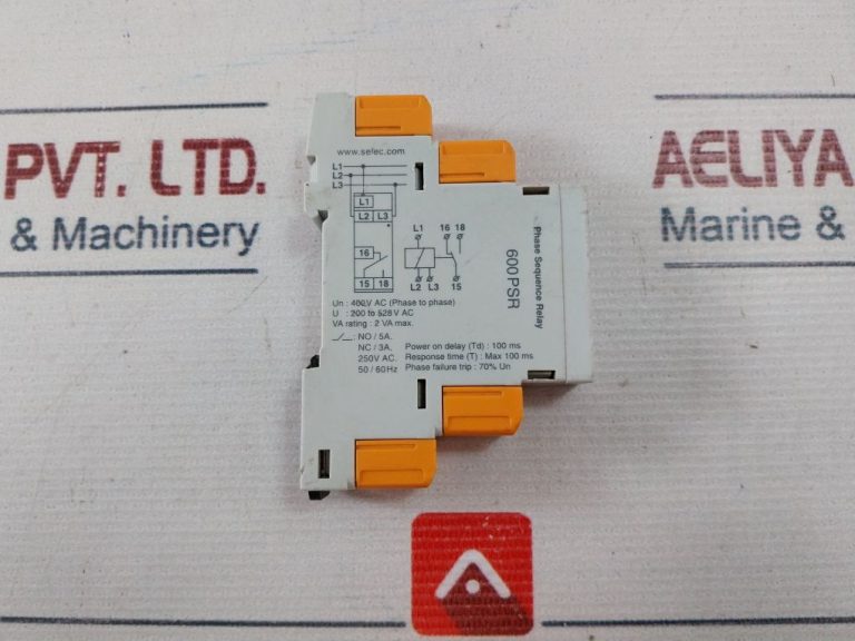 Selec 600psr Phase Sequence Relay 250v Ac - Aeliya Marine