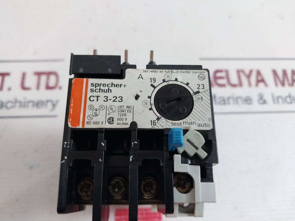 Sprecher+schuh Ct 3-23 Overload Relay 16…23a - Aeliya Marine