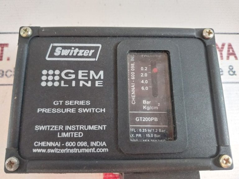 Switzer Instrument Gt200pb Pressure Switch - Aeliya Marine