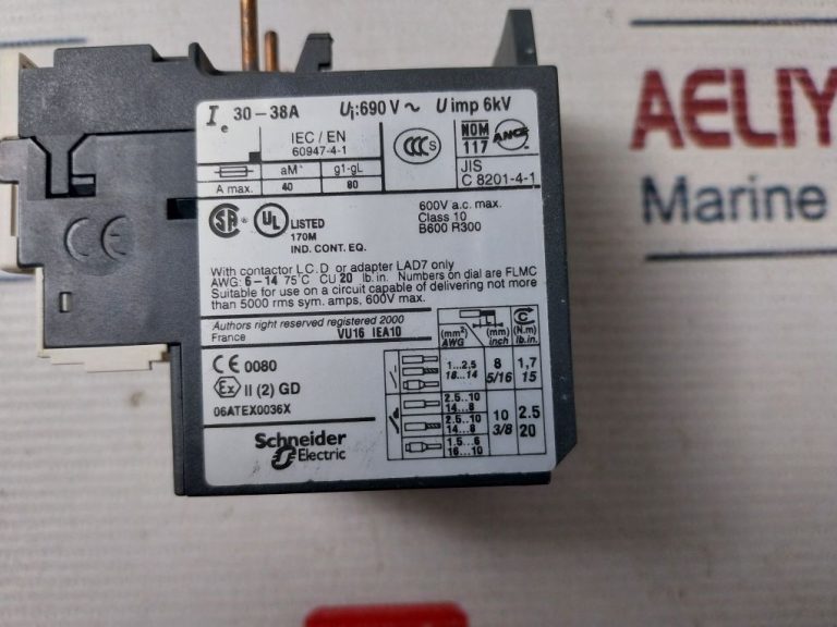 Telemecanique Schneider Electric Lrd35 Thermal Overload Relay - Aeliya ...
