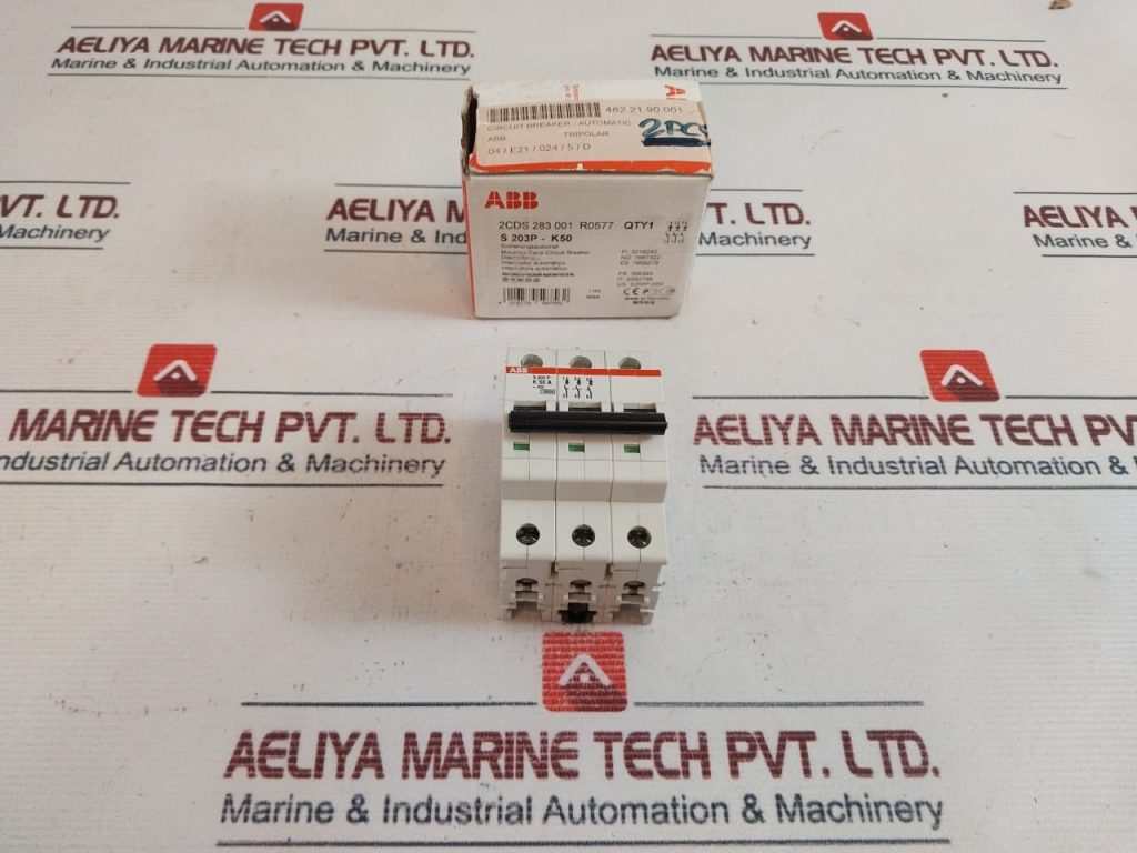Abb S203p-k50 Moulded Case Circuit Breaker - Aeliya Marine