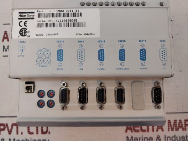Atlas Copco 1900 0711 41 Controller Module 24vac 50hz/60hz - Aeliya Marine