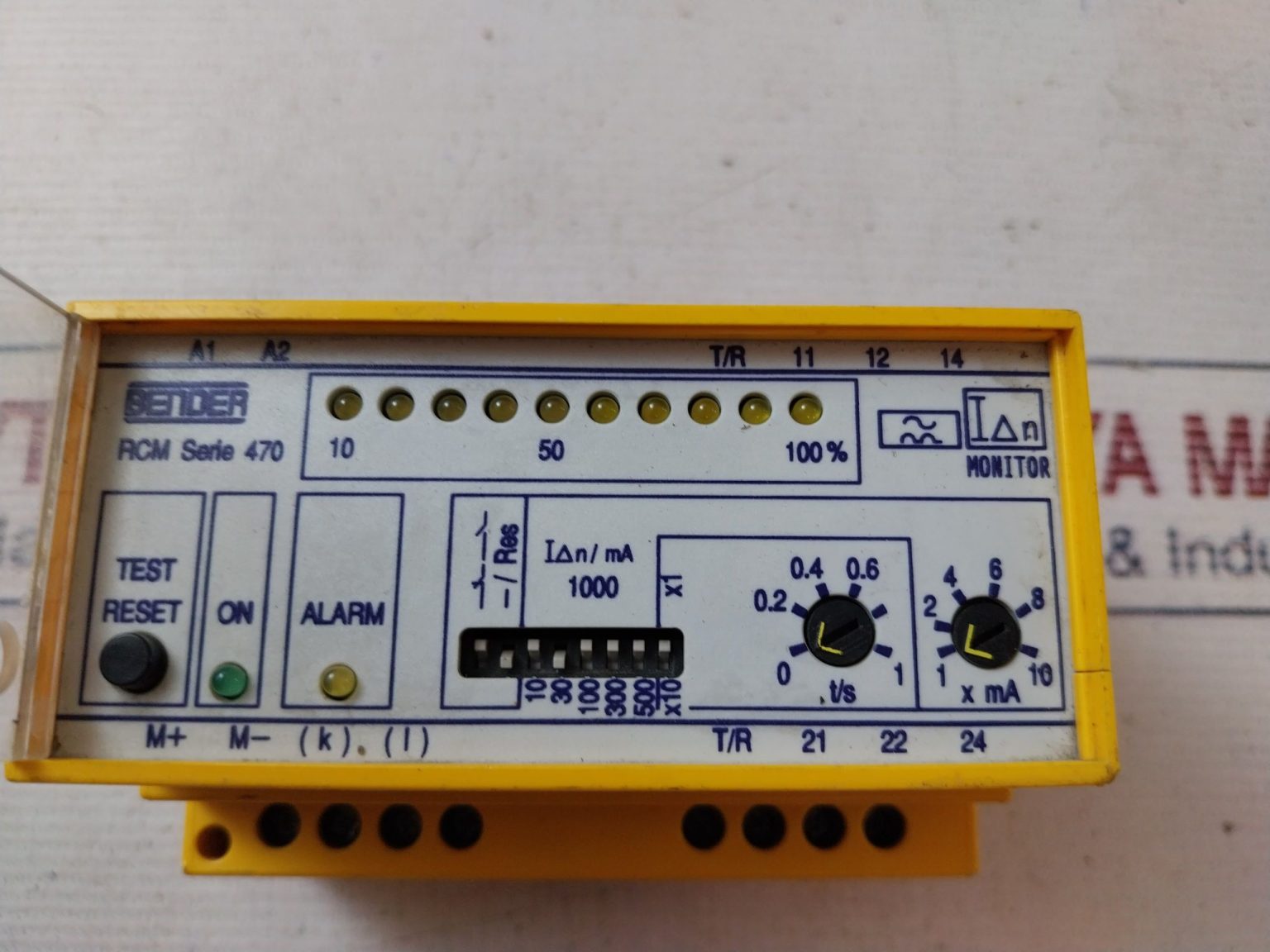Bender Rcm470ly-13a Residual Current Monitor - Aeliya Marine