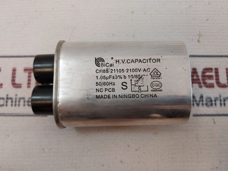 Bicai Ch85.21105.2100v.Ac High Voltage Capacitor - Aeliya Marine