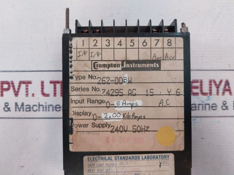 Crompton 262-ddbw Lcd Volt Meter - Aeliya Marine