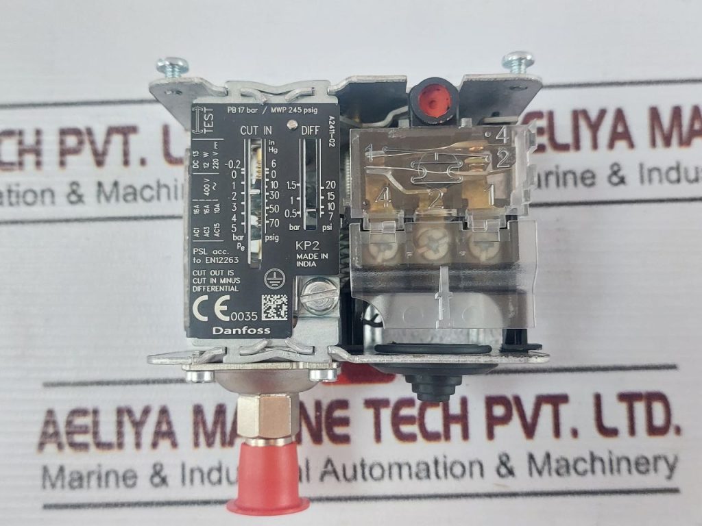 Danfoss Kp2 Pressure Switch 0.5-1.5 Bar - Aeliya Marine