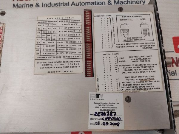 Det-tronics R7404-b7001 Br Ultraviolet Flame Detection System - Aeliya ...