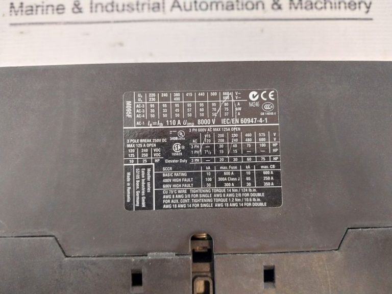 Eaton Dil M95 3 Pole Contactor 800v - Aeliya Marine