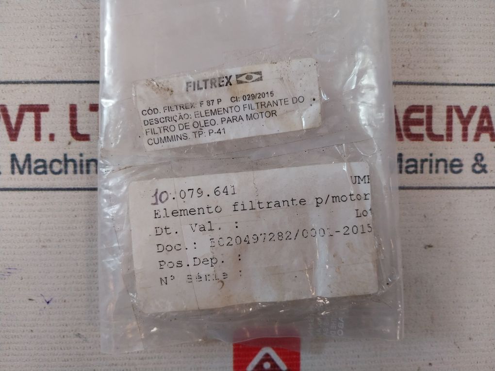 Filtrex F 87 P Filter - Aeliya Marine