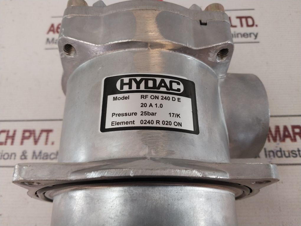 Hydac Rf On 240 D E Return Filter 25 Bar - Aeliya Marine