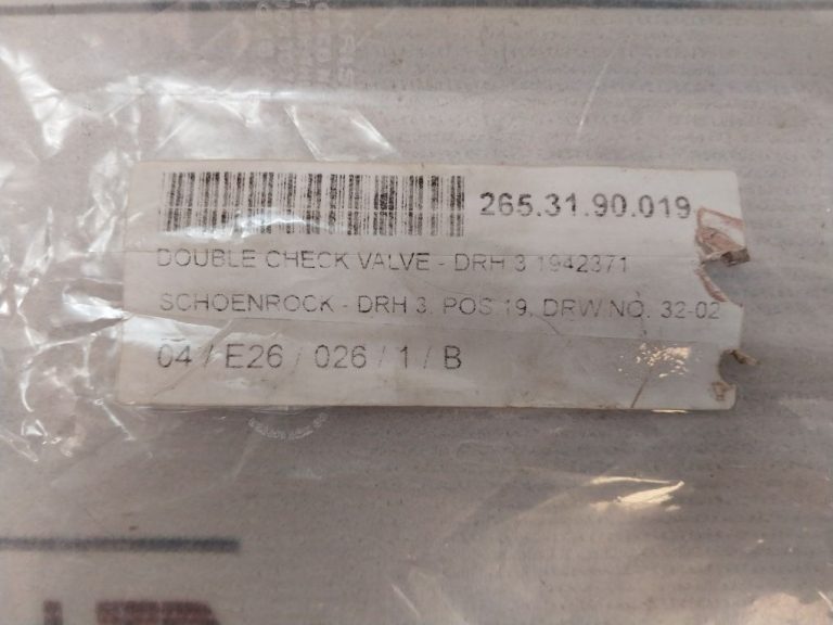 Hawe Hydraulik Drh 3 Double Check Valve - Aeliya Marine