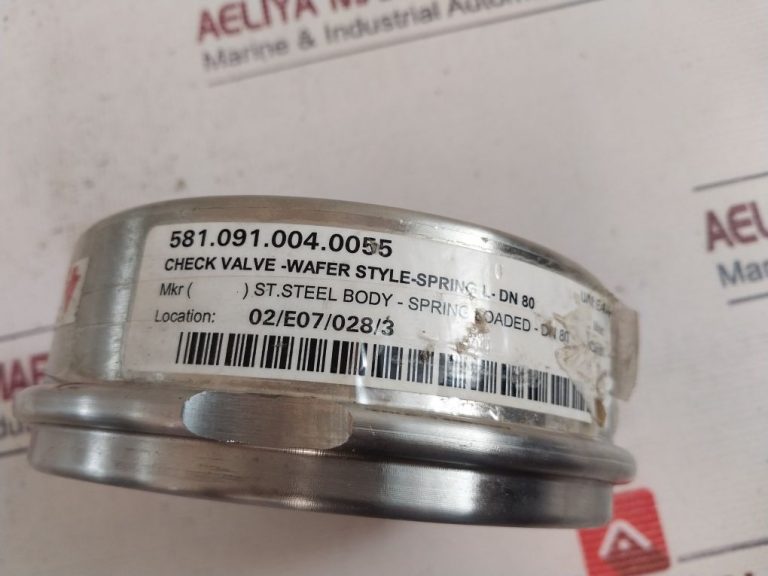 Herbe Dn80 Valve Wafer Spring Loaded - Aeliya Marine