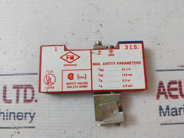 Imo 113000 Ingle Channel Zener Barrier Shunt Diode - Aeliya Marine