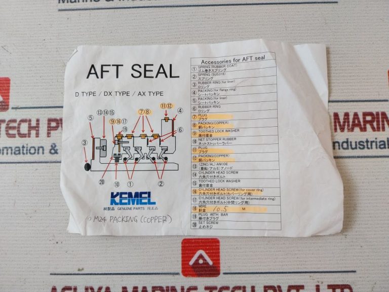 Kemel Aft Seal Sus 304 Cylinder Head Screw Set - Aeliya Marine