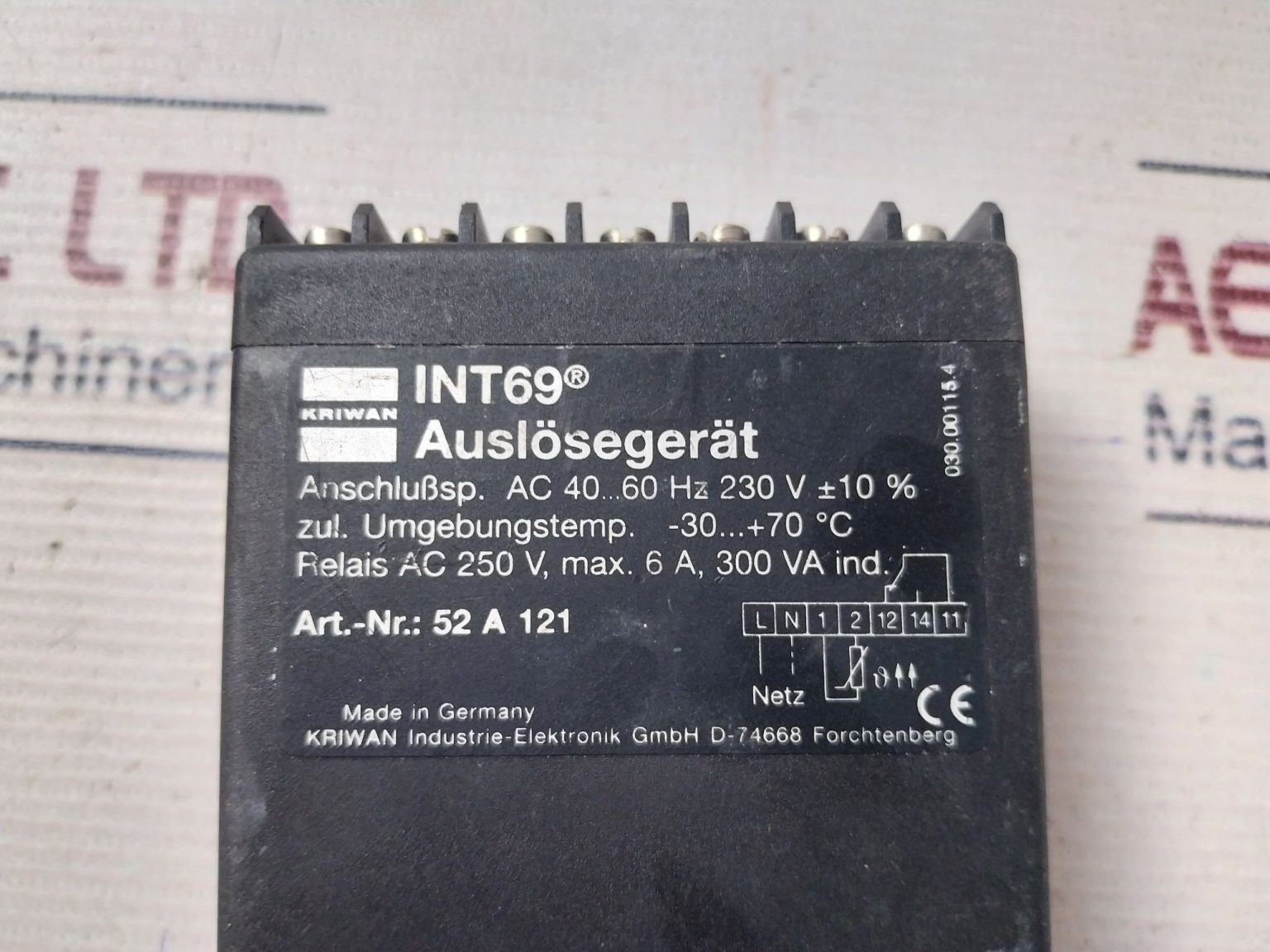 Kriwan 52 A 121 Motor Protector - Aeliya Marine