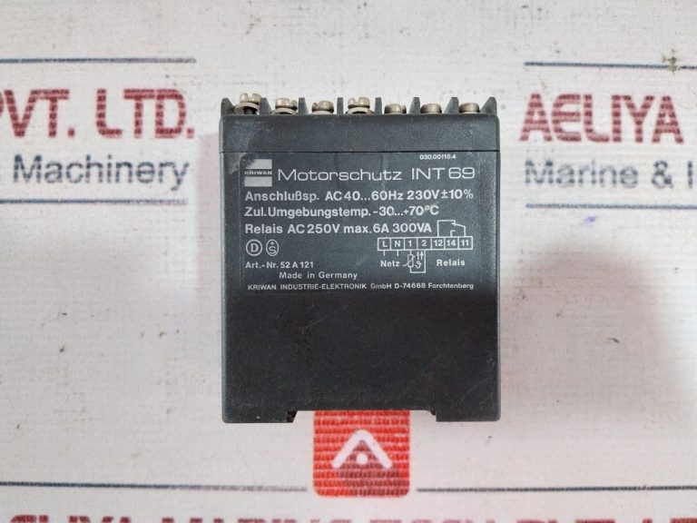 Kriwan Int69 Motor Protection - Aeliya Marine