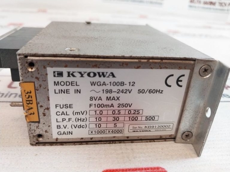 Kyowa Wga-100b Instrumentation Amplifier - Aeliya Marine