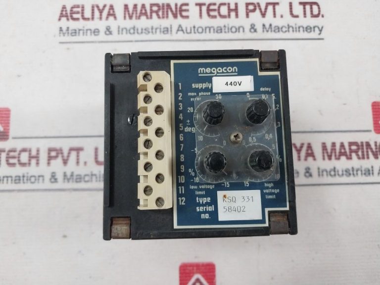 Megacon Ksq 331 Synchronising Relay 440v - Aeliya Marine