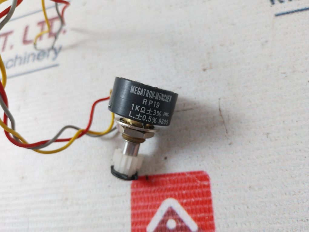 Megatron-munchen Rp19 Potentiometer 1k Ohm ± 3% Pat - Aeliya Marine