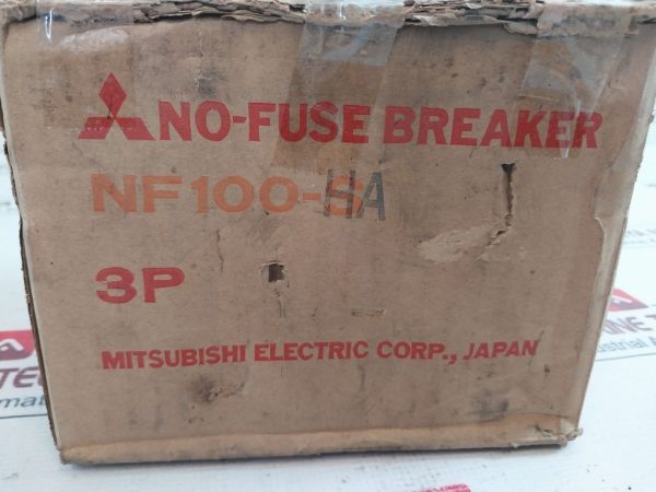 Mitsubishi Nf100-Ha Pole 3 Circuit Breaker Ac 600v - Aeliya Marine