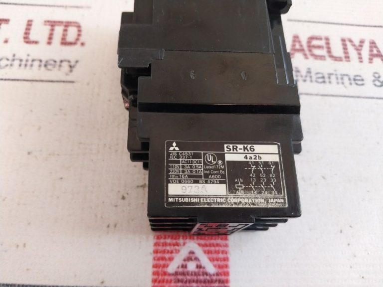 Mitsubishi Sr-k6 Contactor 100v - Aeliya Marine