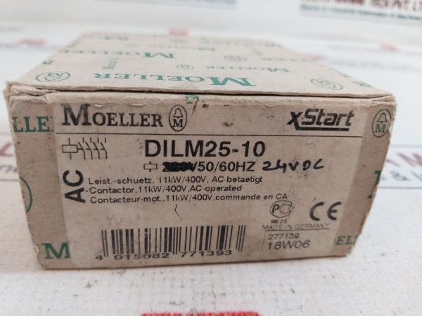Moeller Dilm25-10 Contactor 24-27vdc - Aeliya Marine