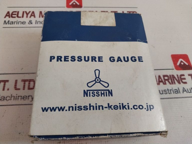 Nisshin Cm Hg 76, 50-0-10 Kg/cm2 Pressure Gauge - Aeliya Marine