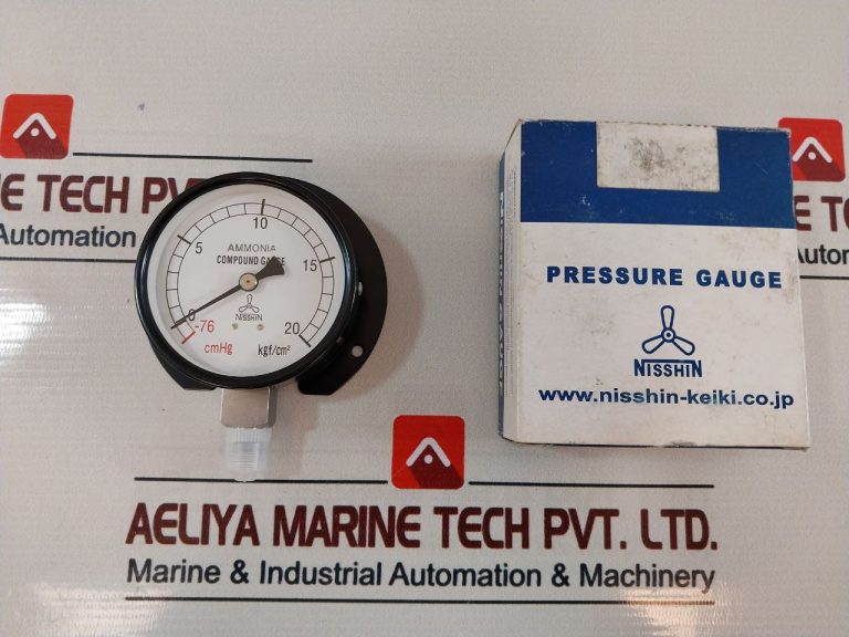 Nisshin 75 Bt-1 G1/4 Pressure Gauge - Aeliya Marine