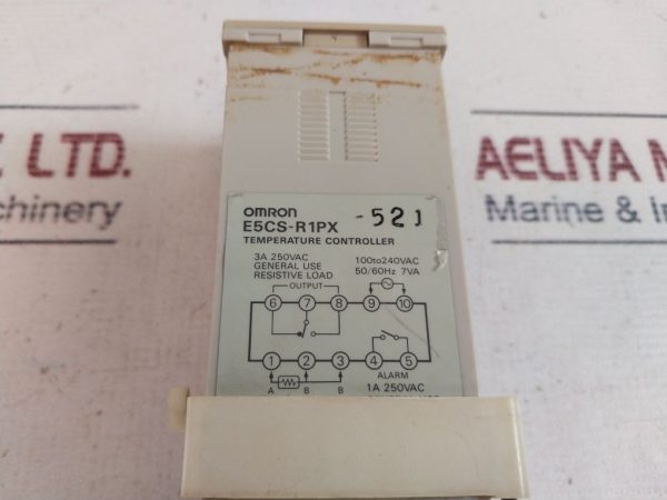 Omron E5cs-r1px Temperature Controller 3a 250vac - Aeliya Marine