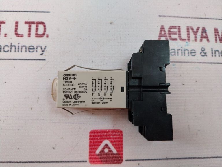Omron H3y-4 Timer With Socket 0-30 Sec - Aeliya Marine