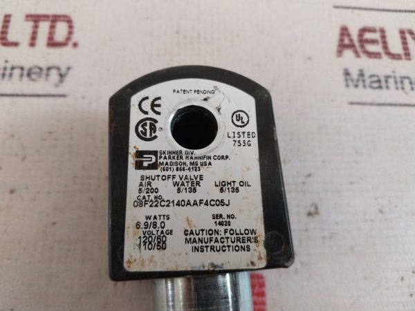 Parker Ad06-028-a05c Solenoid Valve Coil - Aeliya Marine