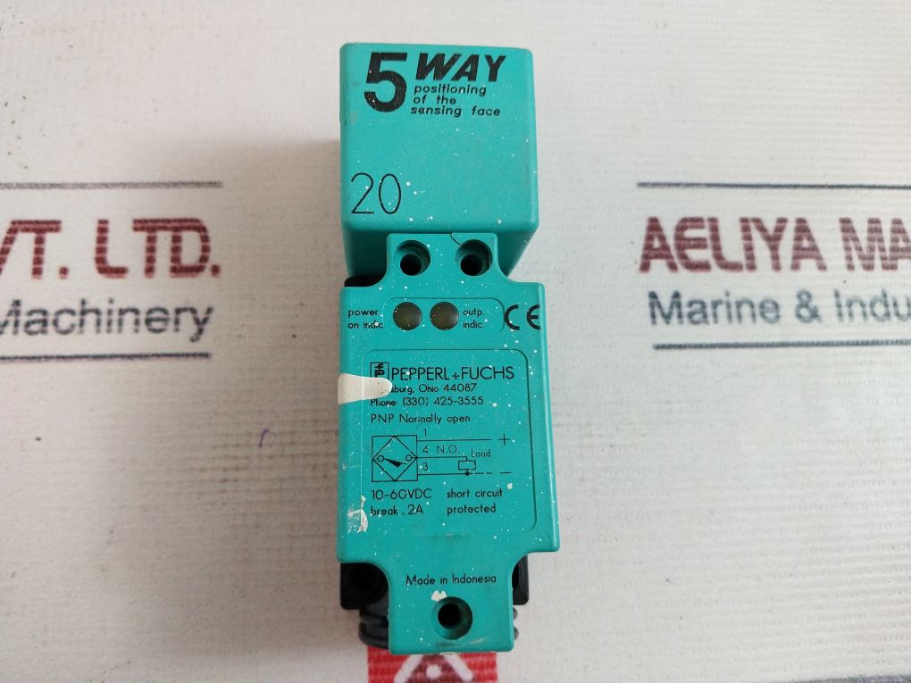 Pepperl Fuchs Nj20 …u1…e2 Inductive Sensor 10 60 Vdc Aeliya Marine