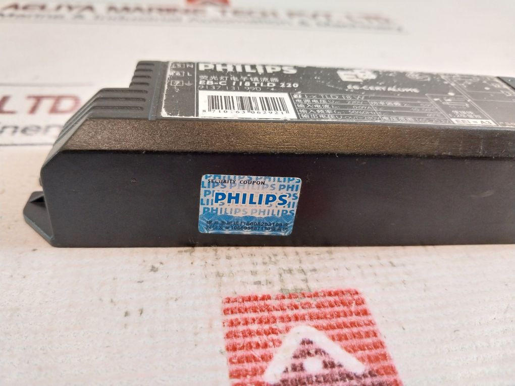 Philips 9137 131 990 Electronic Ballast For Fluorescent Lamp 65°c ...