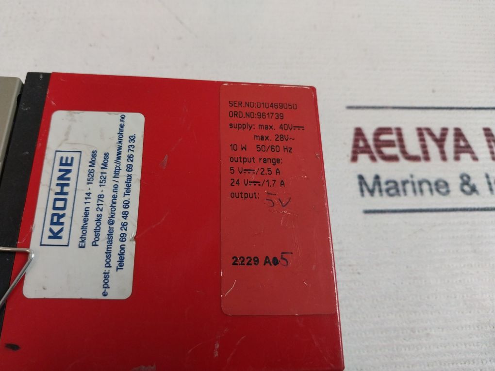 Pr Electronics 2229 A05 Switchmode Voltage Regulator With Base 5v ...