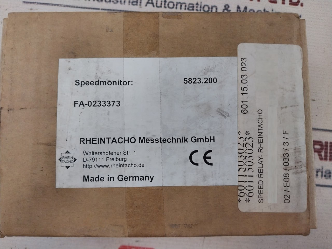 Rheintacho 5823.200 Programmable Speed Monitor - Aeliya Marine