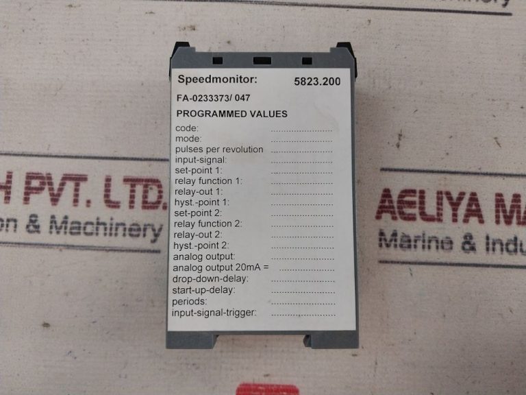 Rheintacho 5823.200 Programmable Speed Monitor - Aeliya Marine