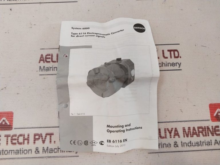 Samson 6116 I/p Converter - Aeliya Marine