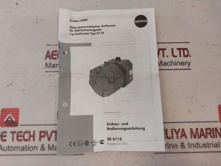 Samson 6116 I/p Converter - Aeliya Marine