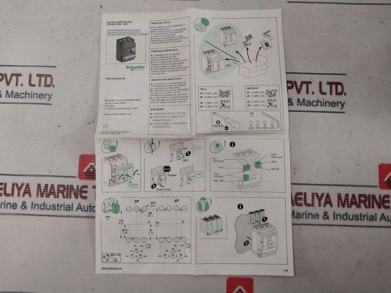 Schneider Electric Compact Nsx160n Circuit Breaker - Aeliya Marine
