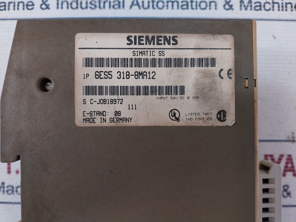 Siemens Simatic S5 6es5 318-8ma12 Interface Module - Aeliya Marine