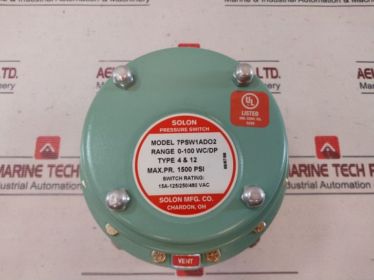 Solon 7psw1ado2 Pressure Switch - Aeliya Marine