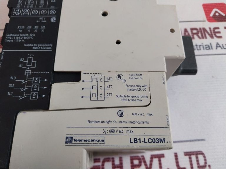 Telemecanique Integral 32 Ld1-Lc030 Motor Starter - Aeliya Marine