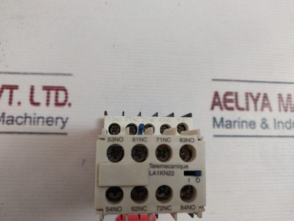Telemecanique Schneider Electric La1kn22 Contact Block With A015850 ...