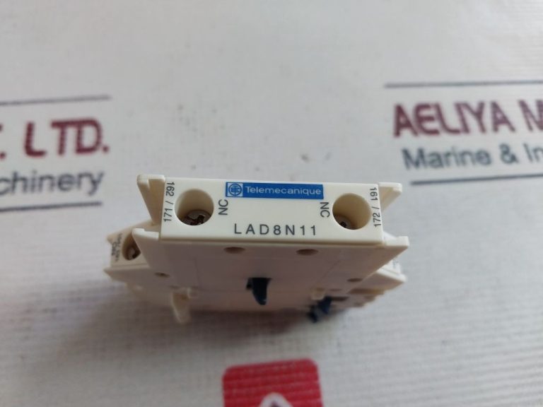Telemecanique Schneider Electric Lad8n11 Auxiliary Contact Block ...