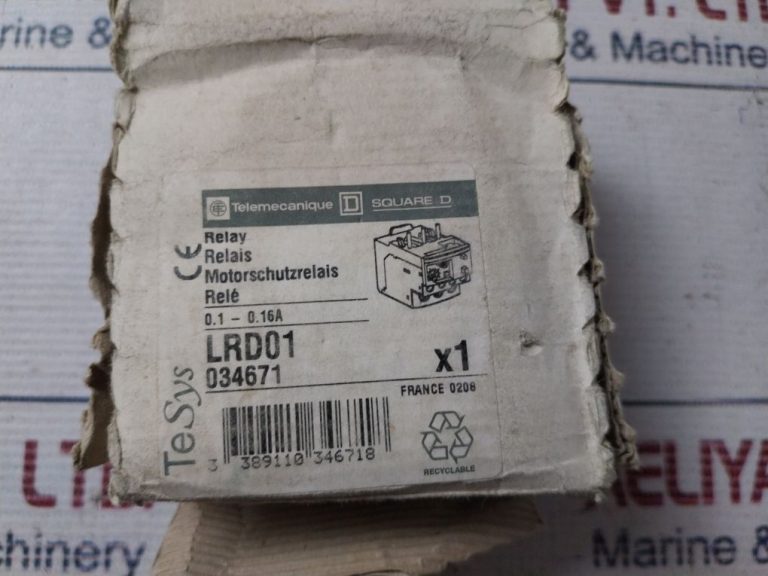 Telemecanique Schneider Square D Lrd01 Thermal Overload Relay - Aeliya ...
