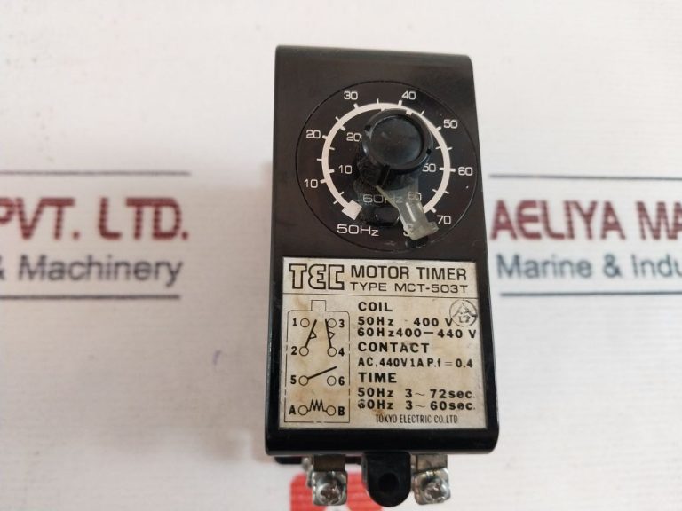 Tokyo Electric Mct-503t Motor Timer - Aeliya Marine