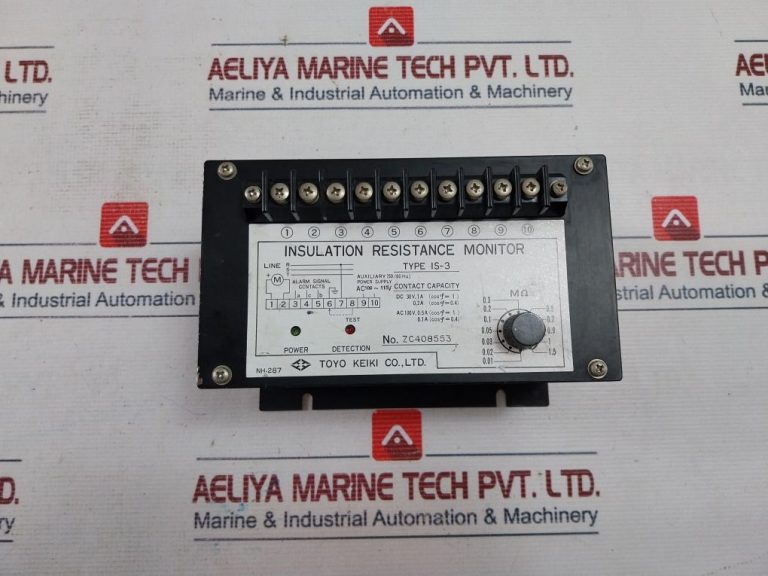 Toyo Keiki Is-3 Insulation Resistance Monitor - Aeliya Marine