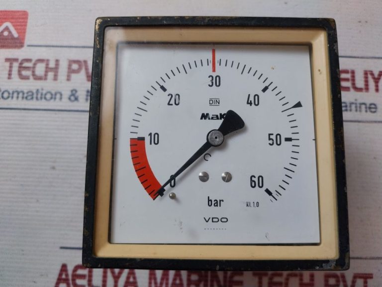 Vdo Mak 0-60 Bar Meter - Aeliya Marine
