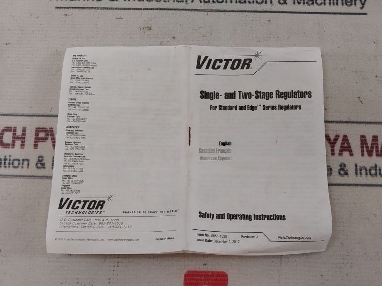 Victor Sr 450d Pressure Regulator - Aeliya Marine