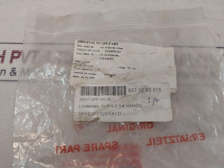 Wabco Rexroth Bosch 4520021070 Shut Off Valve - Aeliya Marine